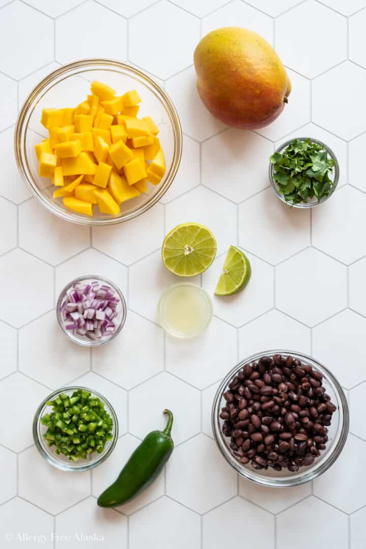 Black Bean Mango Salsa - Allergy Free Alaska