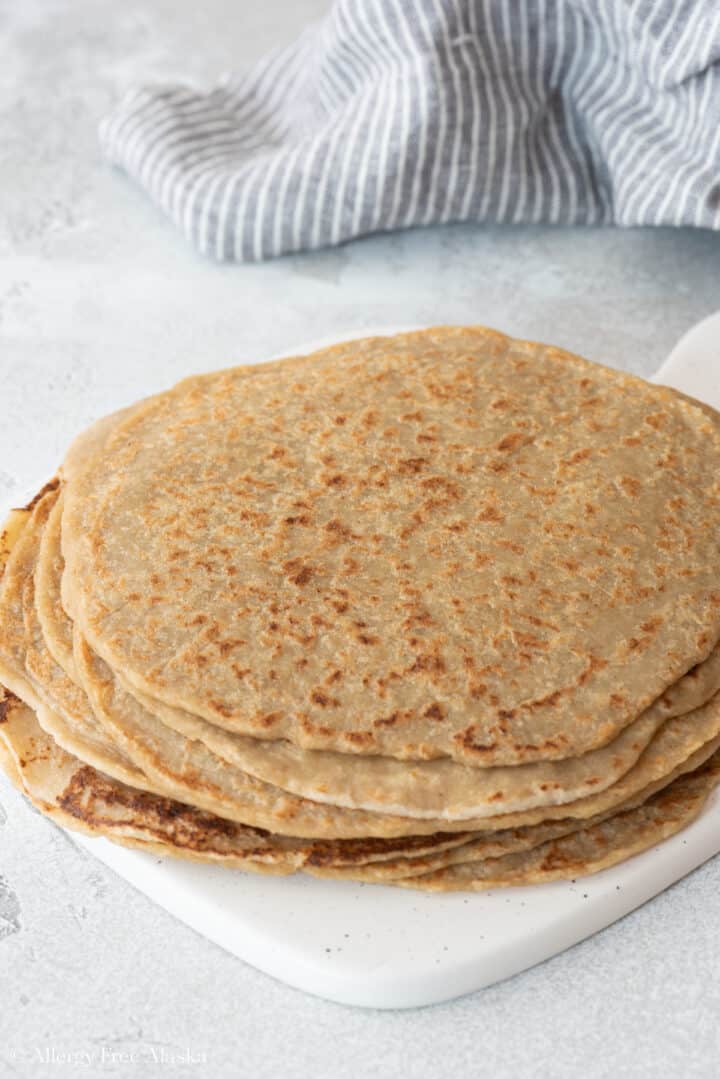 Easy Gluten Free Quinoa Tortillas Recipe (Vegan) - Allergy Free Alaska